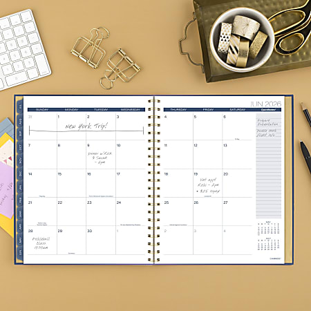 Cambridge Solstice Academic 2025 2026 Weekly Monthly Planner Large 8 12 ...