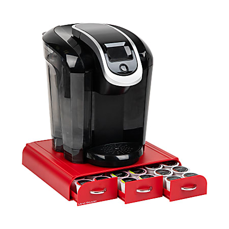 Mind Reader Single Serve Coffee Pod Organizer With 3 Drawers 2 12 H x ...
