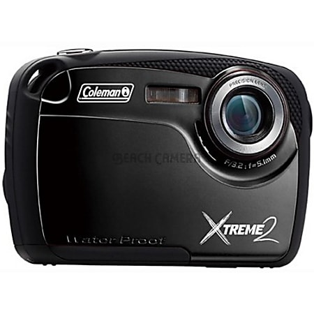 Coleman Xtreme C12WP 16 Megapixel Compact Camera Black - Office Depot