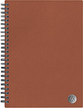 Blue Sky ASMBLD Notes Planner 5 34 x 8 12 Tan Undated 138996 - Office Depot