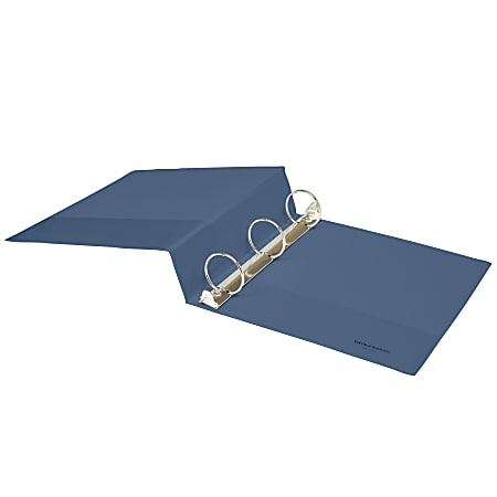 Office Depot 3 Ring Durable View Binder 2 Round Ring Serene Blue ...