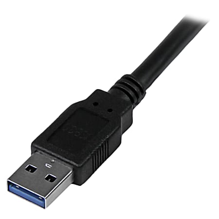 StarTech.com 6 ft Black SuperSpeed USB 3.0 5Gbps Cable A to A MM ...