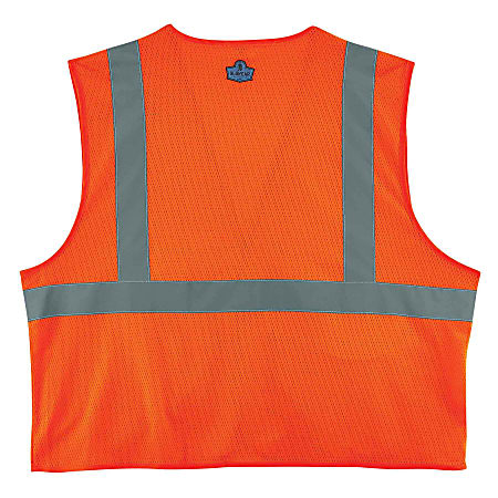 Ergodyne GloWear Safety Vest Mesh 8220HL Type R Class 2 LargeX Large ...