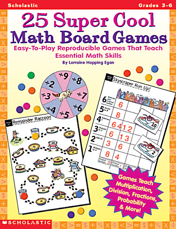 Scholastic Math Board Games - Office Depot