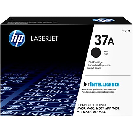 HP 37A Black Toner Cartridges Pack Of 2 CF237A - Office Depot