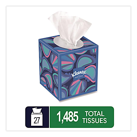 Kleenex Anti Viral Facial Tissue 3 Ply White 55 SheetsBox 27 ...