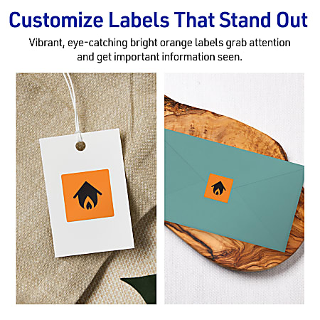 Avery Print To The Edge Labels With Sure Feed Technology And Easy Peel ...