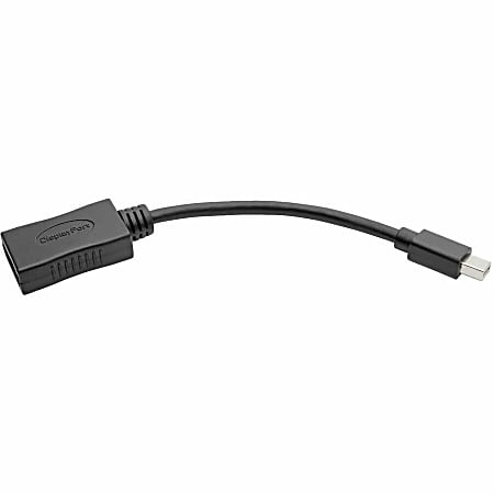 Tripp Lite Mini DisplayPort to DisplayPort Adapter Converter 4K 60Hz ...