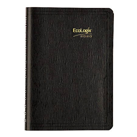 Brownline EcoLogix Weekly Planner 8 x 5 Black January to December 2020 ...