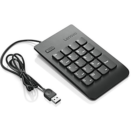 Lenovo USB Numeric Keypad Gen II Cable Connectivity USB Interface 19 ...