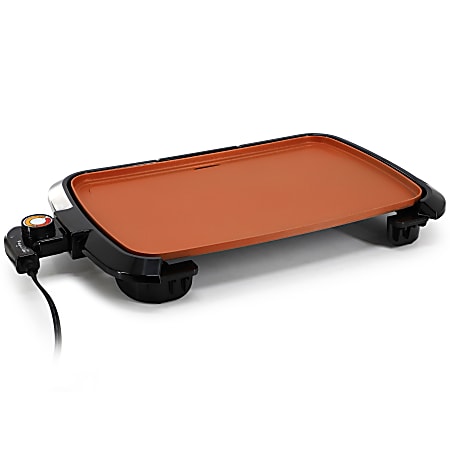 MegaChef Electric Grill With Copper Coating 5 H x 10 116 W x 16 116 D ...