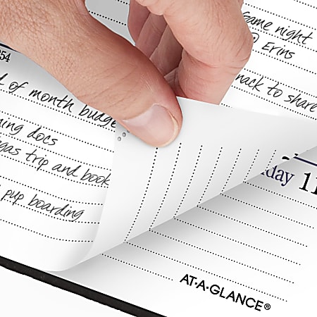 AT A GLANCE Fine Diary 2026 Weekly Monthly Diary Black Pocket 3 x 6 ...