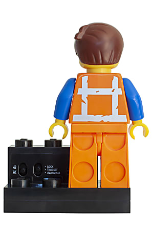 LEGO Movie 2 Emmet Minifigure Alarm Clock 8 14 H x 5 18 W x 3 18 D ...
