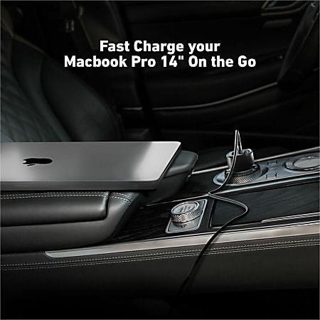 CODi 65W Triple Port Car Charger USB C 2 USB A Outputs - Office Depot