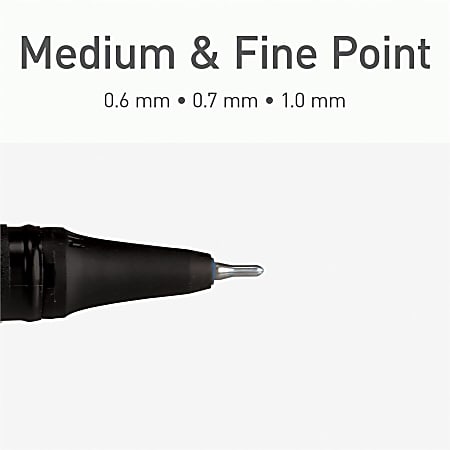 Pentonic Gel Pens 1 mm Pen Point Assorted Ink Gel based 12 Pack ...