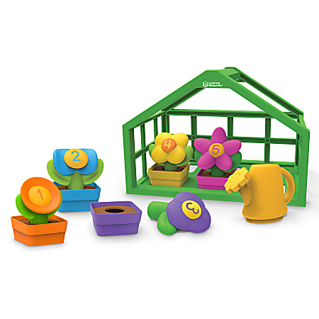 Learning Resources Growing Greenhouse Color And Number Playset ...