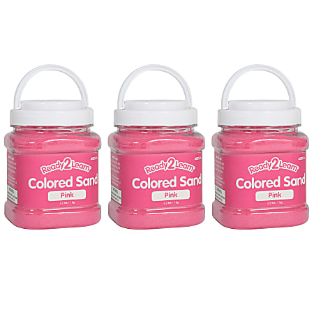 Ready 2 Learn Colored Sand Jars 2.2 Lb Pink Pack Of 3 Jars - ODP ...