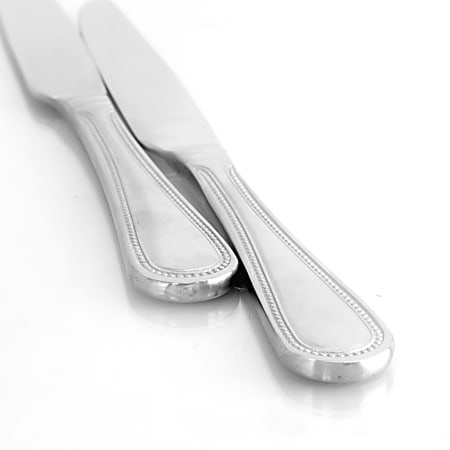 Gibson Home Graylyn 2 Piece Dinner Knives Silver - Office Depot