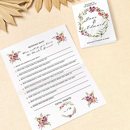 Avery Printable Quarter Fold Greeting Cards 4 14 x 5 12 Glossy White ...