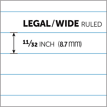 Office Depot Brand Professional Top Wirebound Writing Pad 8 12 x 11 34 ...