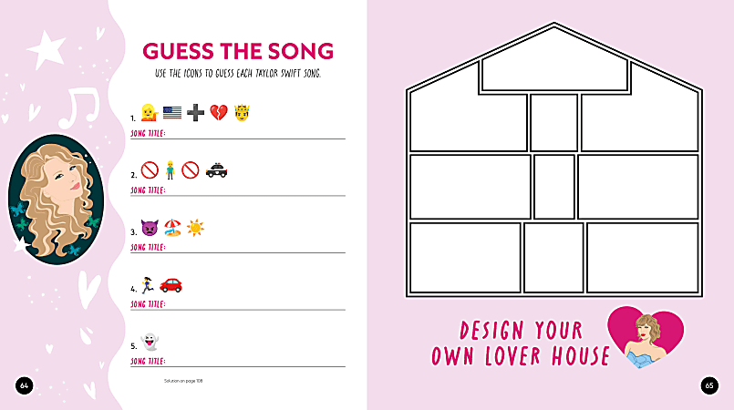 Chartwell The Unofficial Taylor Swift Activity Book - Office Depot