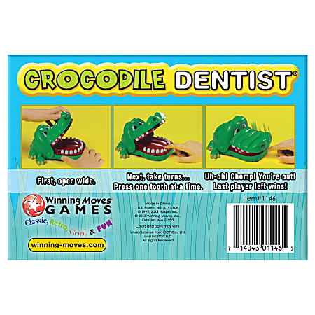 Winning Moves Games Crocodile Dentist Ages 4 - Office Depot