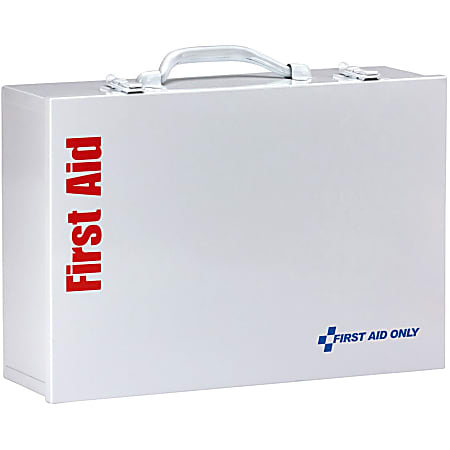First Aid Only 2 Shelf First Aid Station 11 H x 15 516 W x 4 12 D White ...