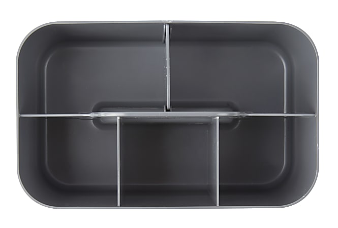 Realspace Stackable Storage Caddy Small Size Gray - Office Depot