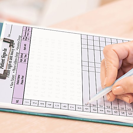 HIPAA Compliant PatientVisitor Privacy 2 Part Sign In Sheets 8 12 x 11 ...