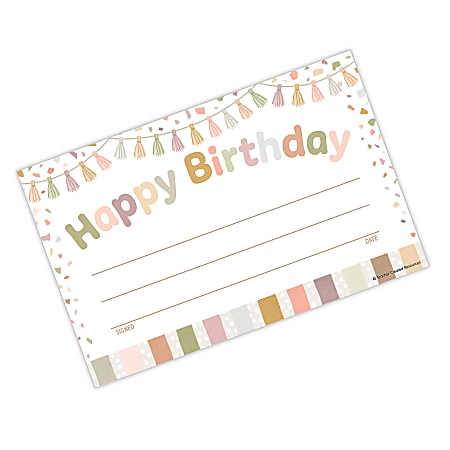 Teacher Created Resources Awards 5 12 x 8 12 Terrazzo Tones Happy ...