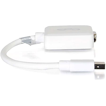 C2G Mini DisplayPort to VGA Adapter MF Mini DisplayPortVGA 54316 ...
