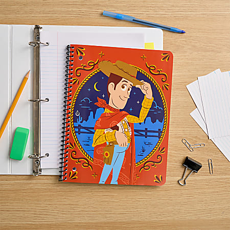 Toy Story 5 Licensed Single Subject Wide Ruled Notebook 8.5 x 11 70 ...
