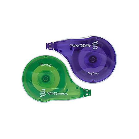 Paper Mate Liquid Paper DryLine Grip Correction Tape 3mm 394 White Pack ...
