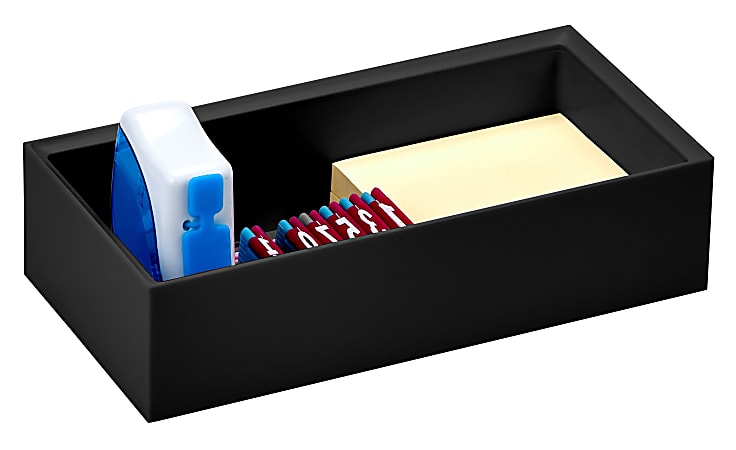 Bostitch Konnect Stackable Wide Accessory Tray Black - Office Depot