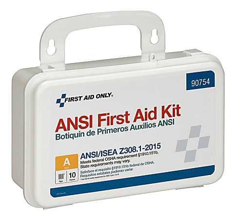 First Aid Only 10 Person Bulk First Aid Kit White 71 Pieces - Office Depot