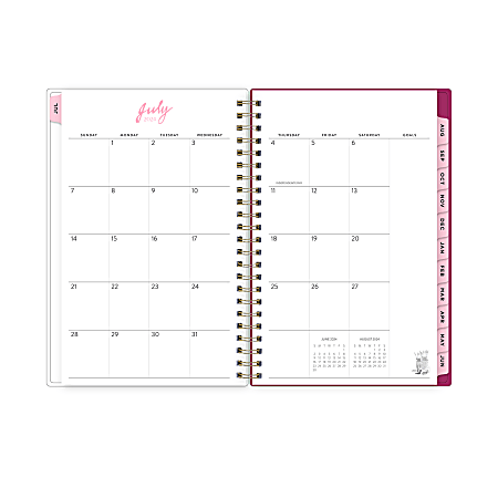 Day Designer 2024 2025 Blue Sky TWD WeeklyMonthly Planning Calendar 5 x ...