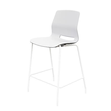 KFI Studios Imme Stacking Bar Stool 39 H White - Office Depot