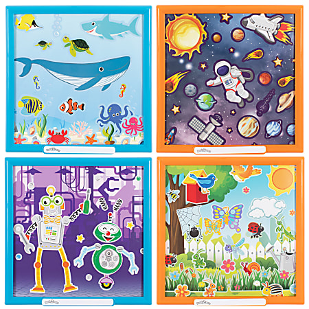 Ready 2 Learn Sticker Art Gallery Kit Set Of 12 Pieces - Office Depot