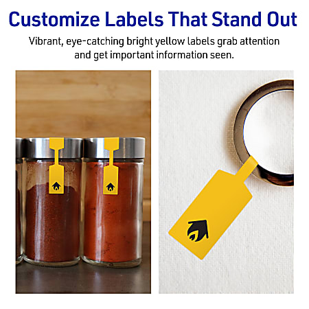 Avery Printable Labels With Sure Feed Technology 94749 BYP20 Barbell 12 ...