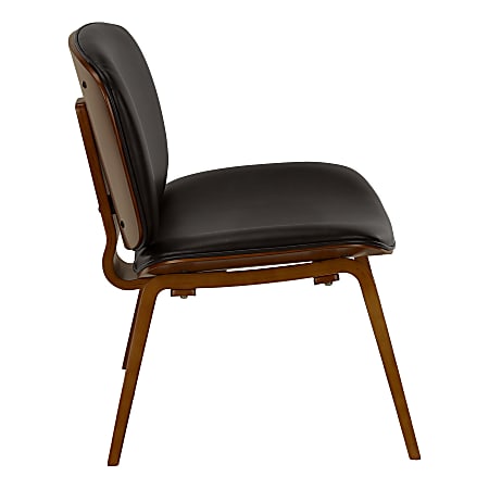 Monarch Specialties Avi Accent Chair Dark Brown - Office Depot