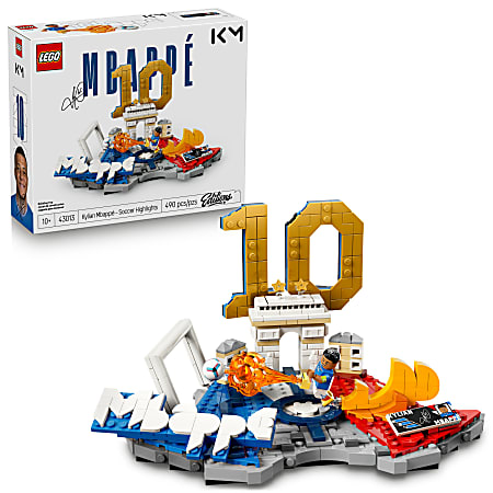 LEGO Kylian Mbapp Highlights Building Blocks Set Total Qty 1 - Office Depot