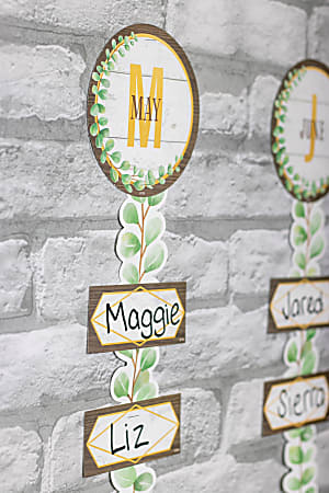 Teacher Created Resources Eucalyptus Happy Birthday Bulletin Board Set ...