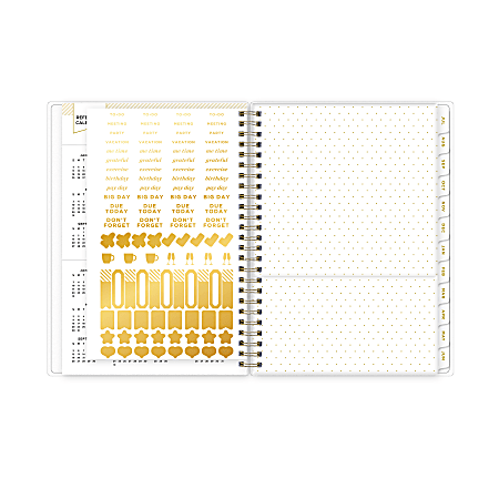 Planner Notes DD Climbing Floral Mint 5.875x8.625 AY26 27 - Office Depot