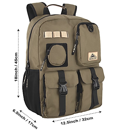 Kelty 4371 Multi Pocket Backpack With 17 Laptop Sleeve Green Total Qty ...