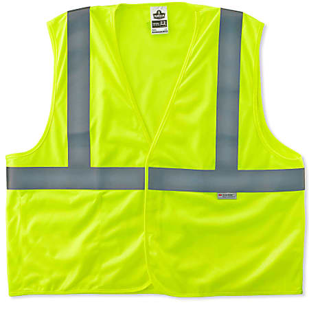 Ergodyne GloWear Safety Vest After Flame Treated Type R Class 2 4X5X ...