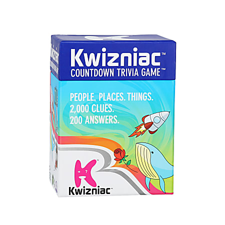 Continuum Games Kwizniac Trivia Countdown Game Grade 9 Post Grad ...