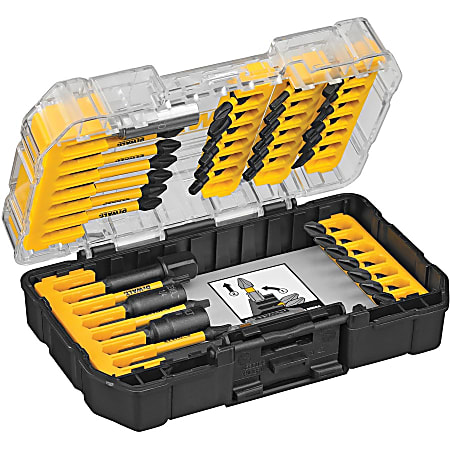 Dewalt 40 Pc. IMPACT READY Screwdriving Set Driver Bit 1 - Office Depot