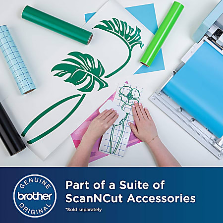 Brother Adhesive Transfer Paper With Grid 72 x 12 Clear - Office Depot