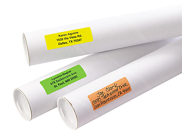 Avery Self Adhesive Removable Print Or Write Color Coding Labels 5481 ...