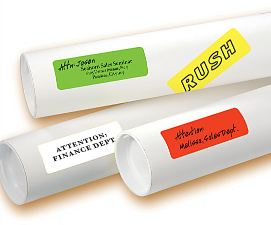 Avery Self Adhesive Removable Print Or Write Color Coding Labels 5481 ...